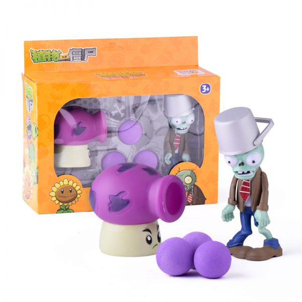 Kids PVZ Plants vs Zombies Exploding Peashooter Popper Snow Pea Cactus ...