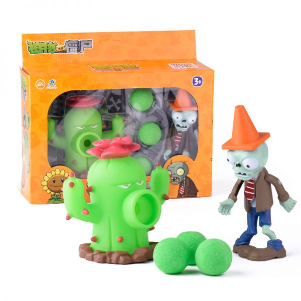 Kids PVZ Plants vs Zombies Exploding Peashooter Popper Snow Pea Cactus ...