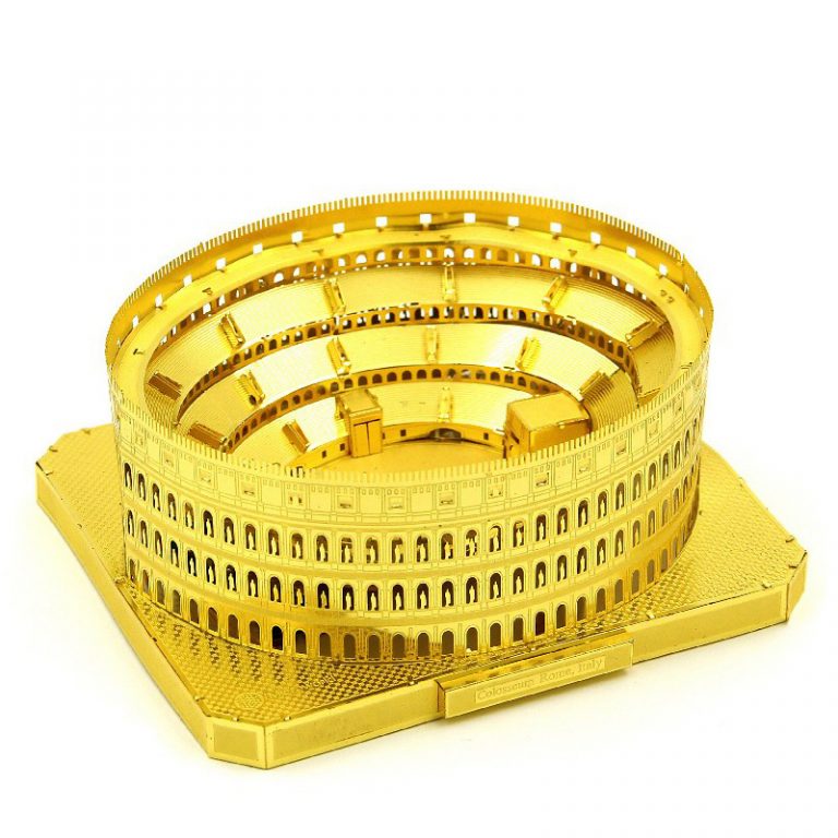 Microworld Rome Colosseum Architectural J002 DIY 3D Metal Model Kits ...